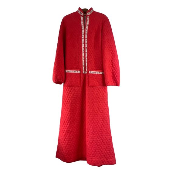 Handmade | Intimates & Sleepwear | Vintage 7s Handmade House Coat Robe ...